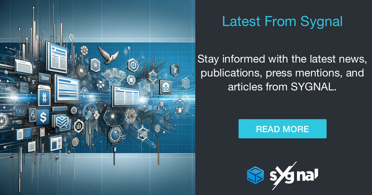 Latest From SYGNAL | News, Publications, Articles